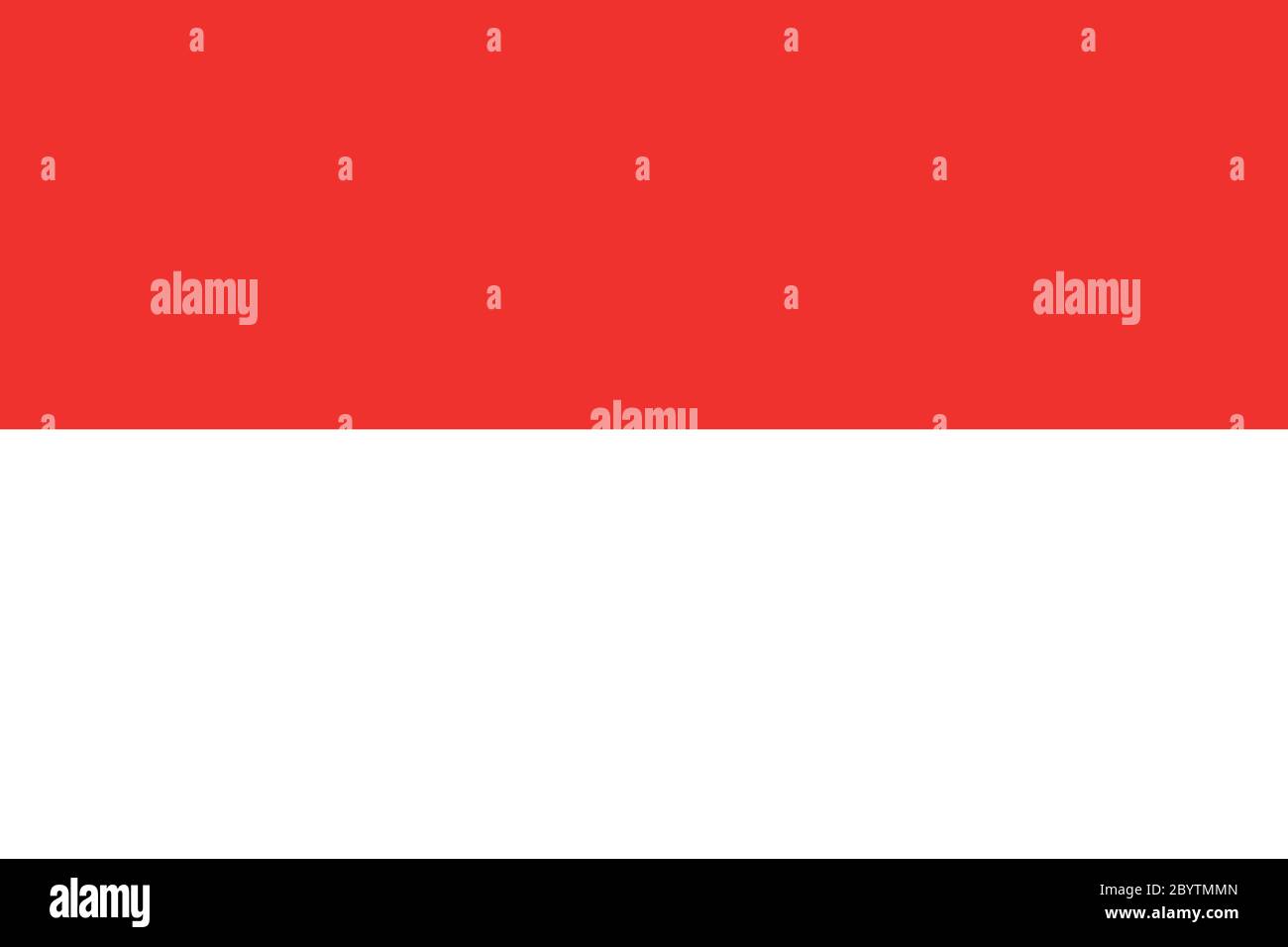 Flag of Indonesia. Vector flag with official colors and correct ...