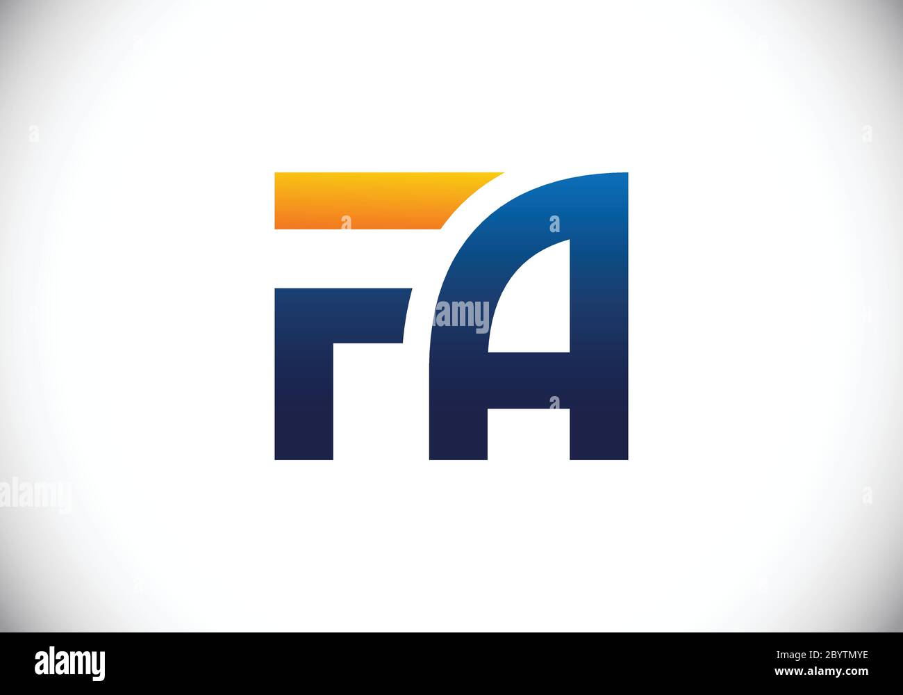 Initial Monogram Letter FA Logo Design Vector Template. FA Letter Logo ...