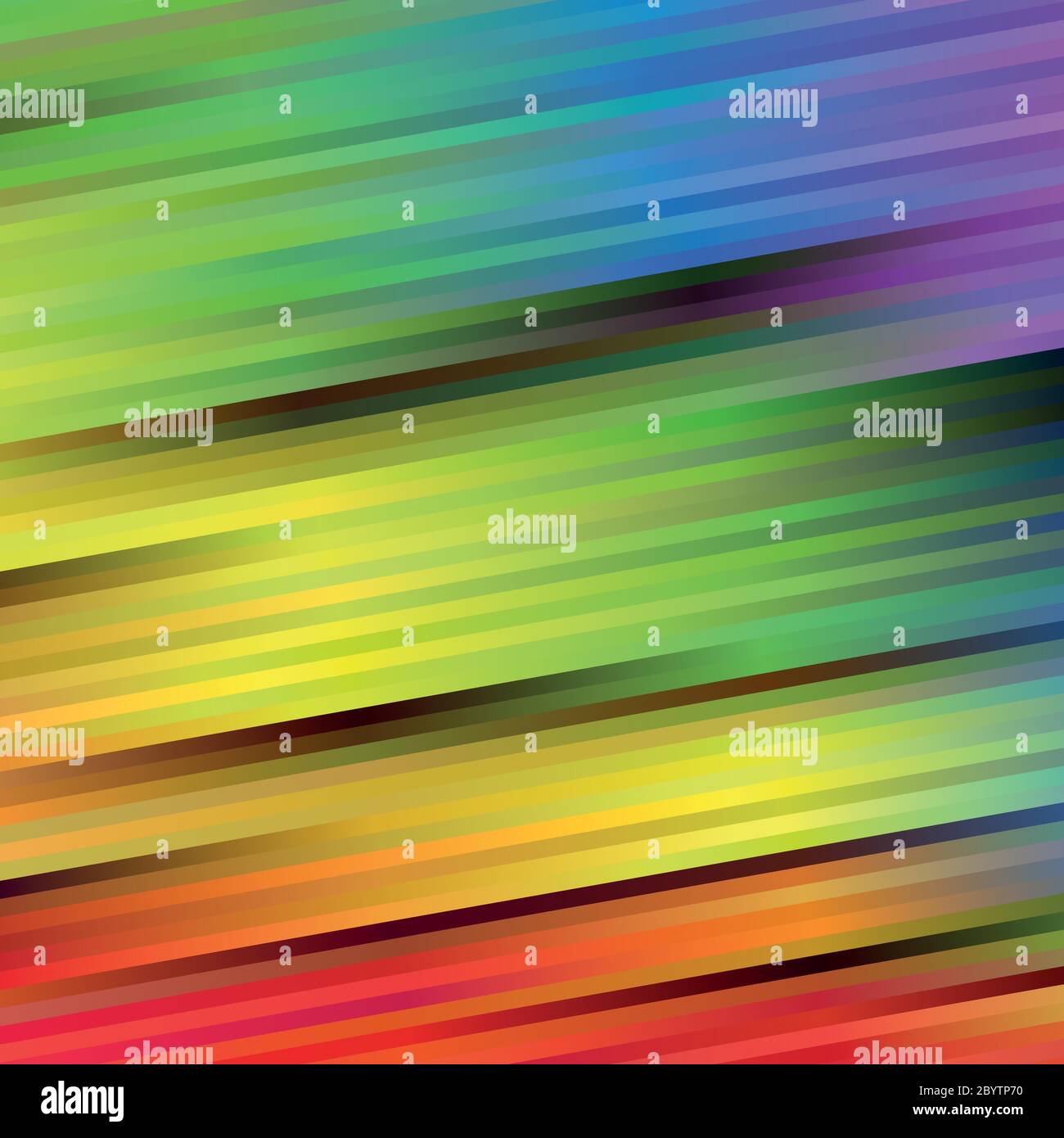 Rainbow spectrum background of blurred slanting stripes. Abstract ...