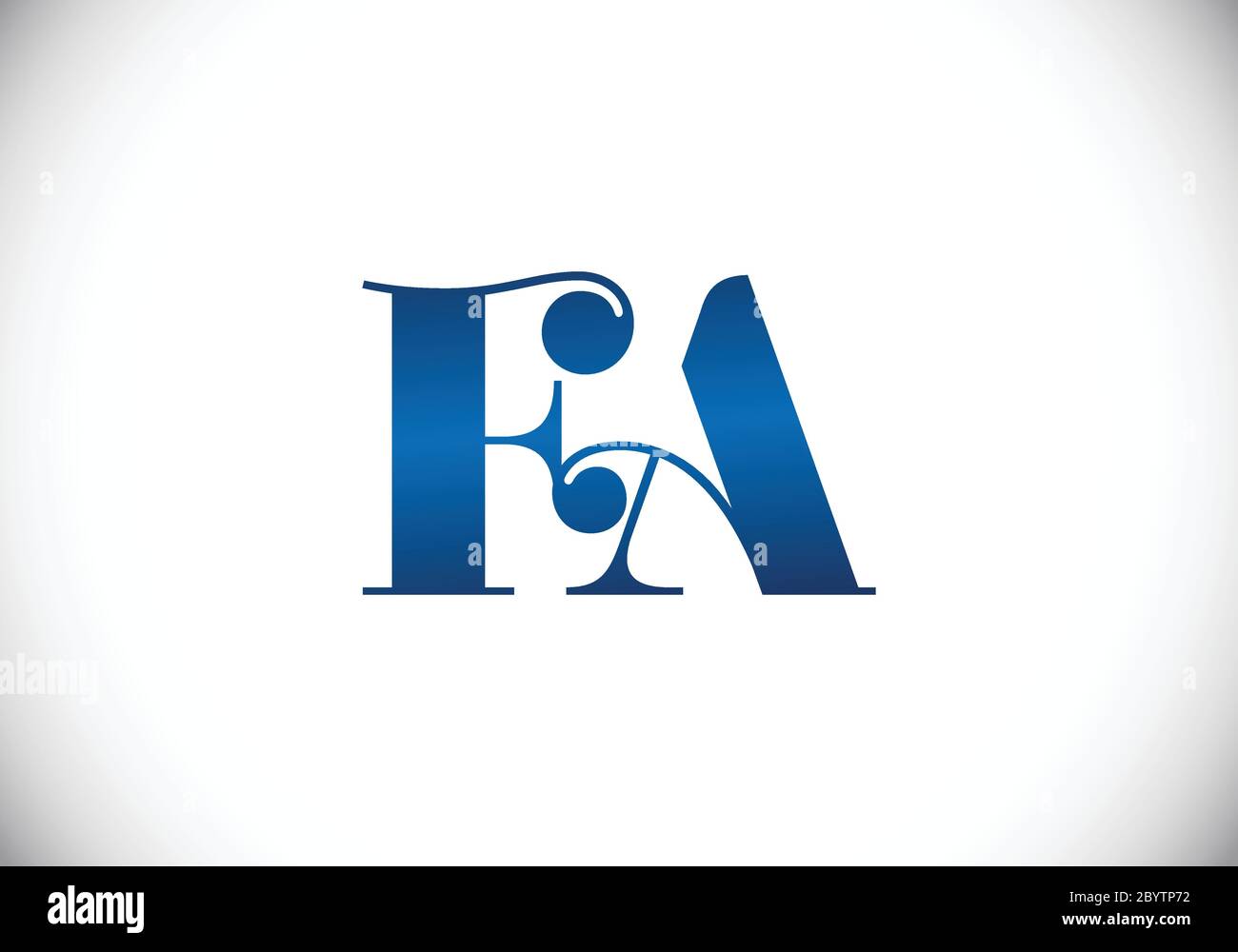 Initial Monogram Letter FA Logo Design Vector Template. FA Letter Logo ...