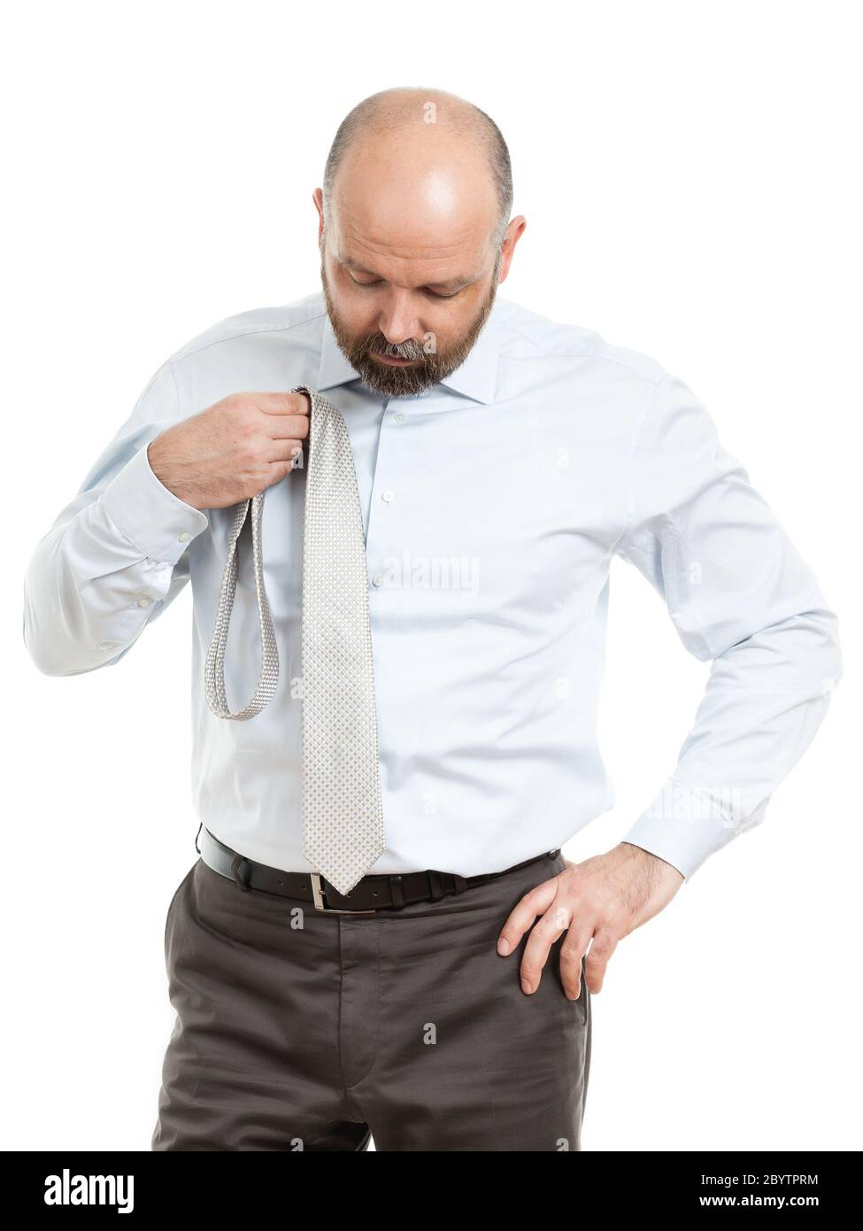 business man selects tie Stock Photo - Alamy