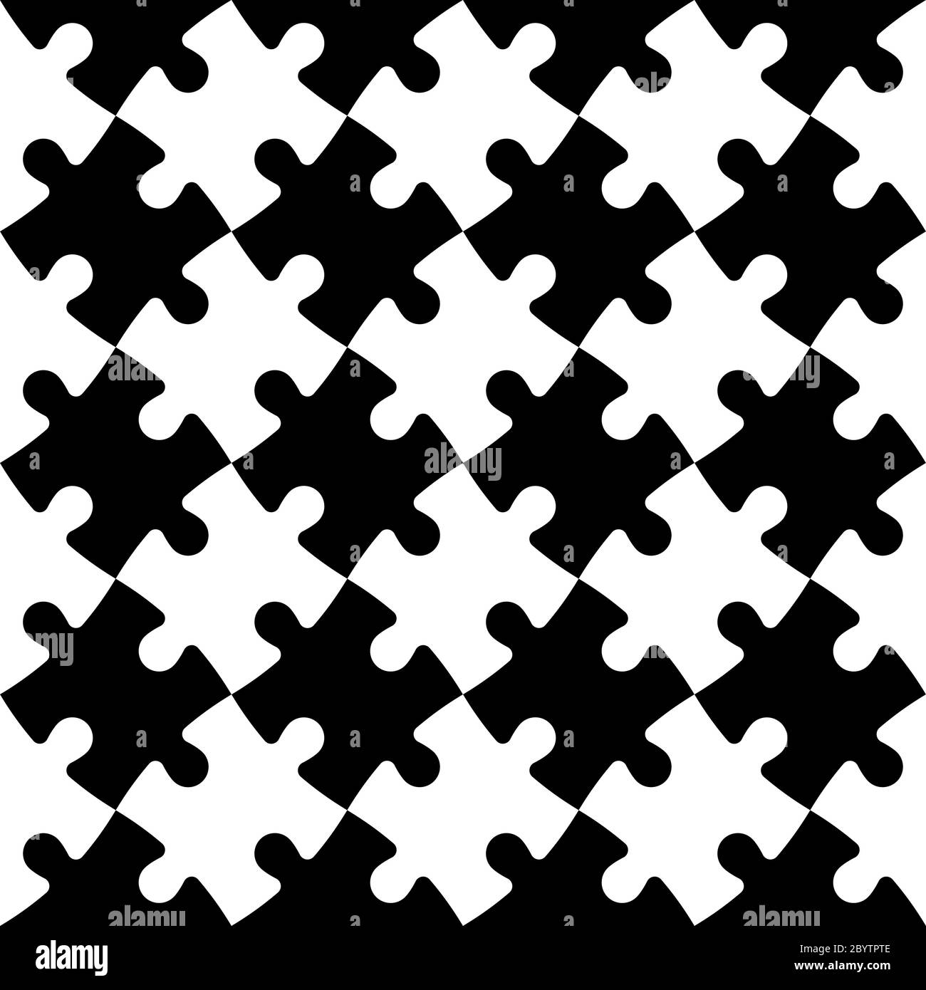 Simple puzzle background in Black and White Stock Photos & Images - Alamy