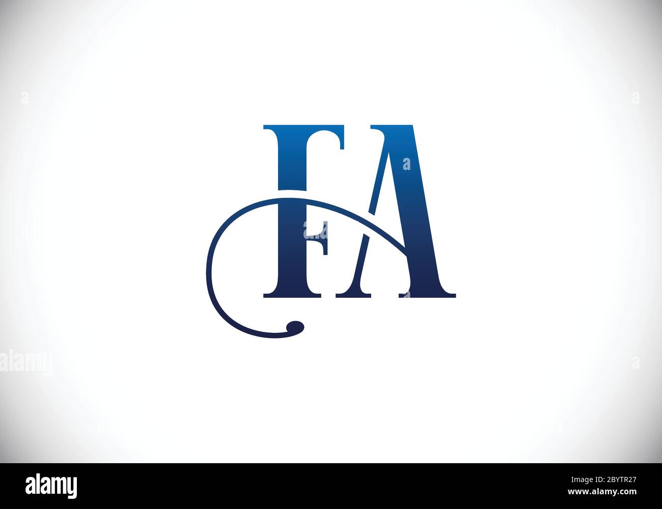 Initial Monogram Letter FA Logo Design Vector Template. FA Letter Logo ...