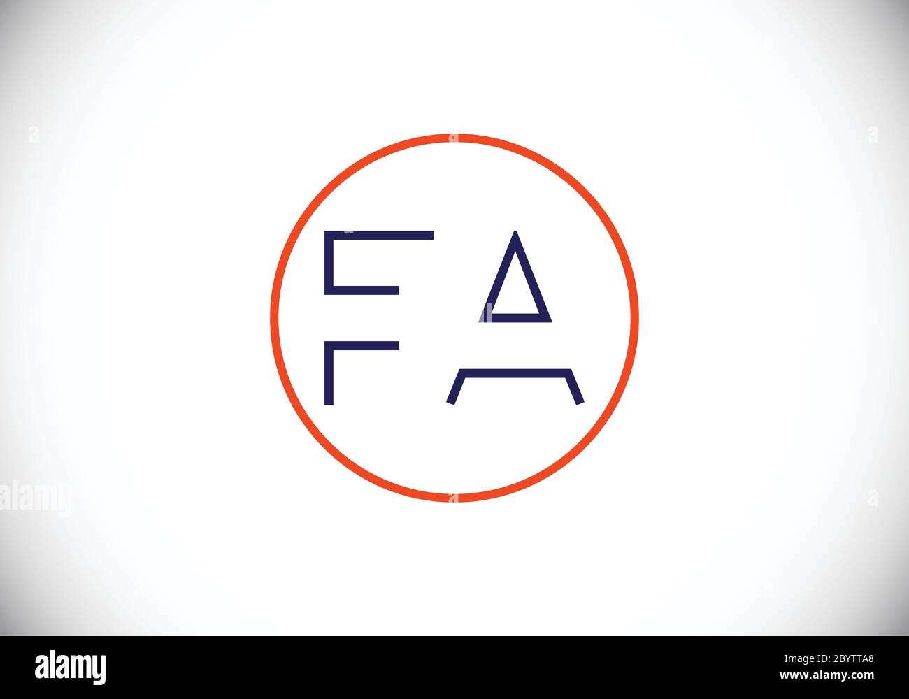 Initial Monogram Letter FA Logo Design Vector Template. FA Letter Logo ...