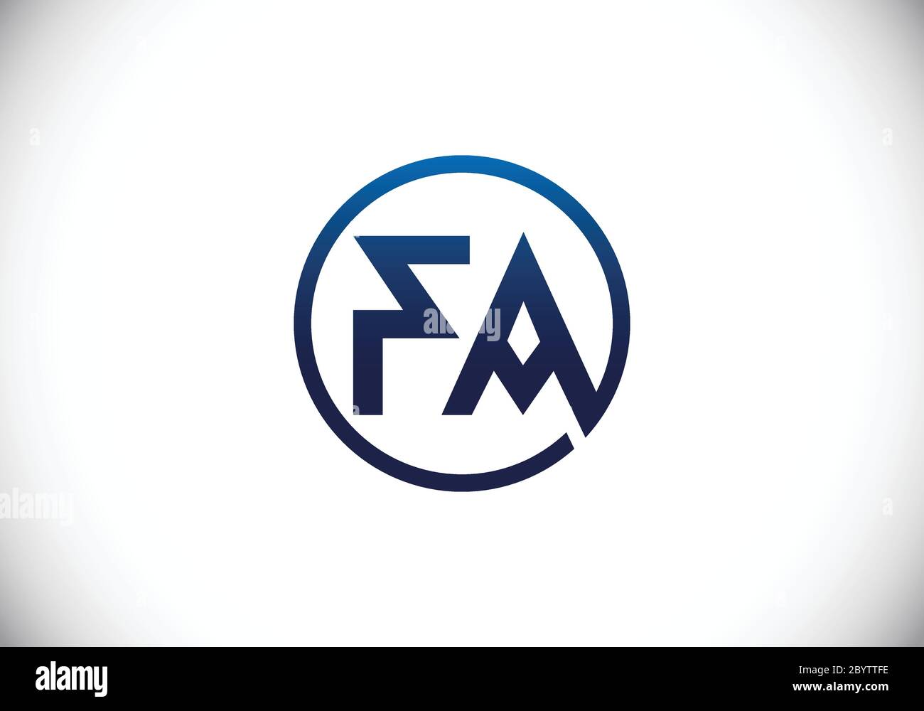 Initial Monogram Letter FA Logo Design Vector Template. FA Letter Logo ...