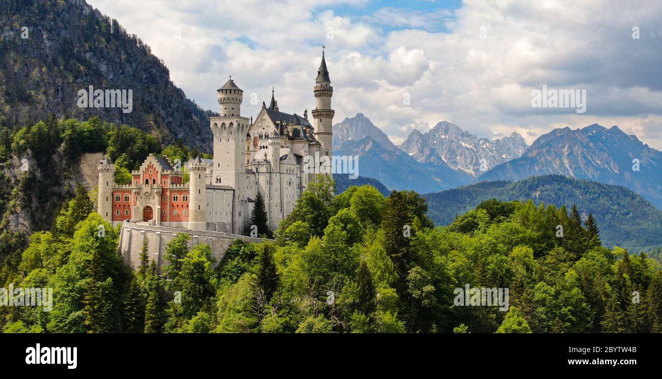 Famous Neuschwanstein Castle in Bavaria Germany Stock Photo - Alamy