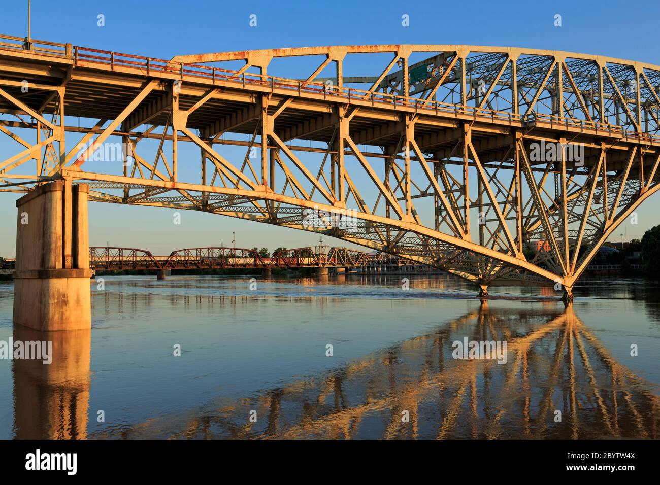 Texas Street Bridge, Shreveport, Louisiana, USA Stock Photo - Alamy