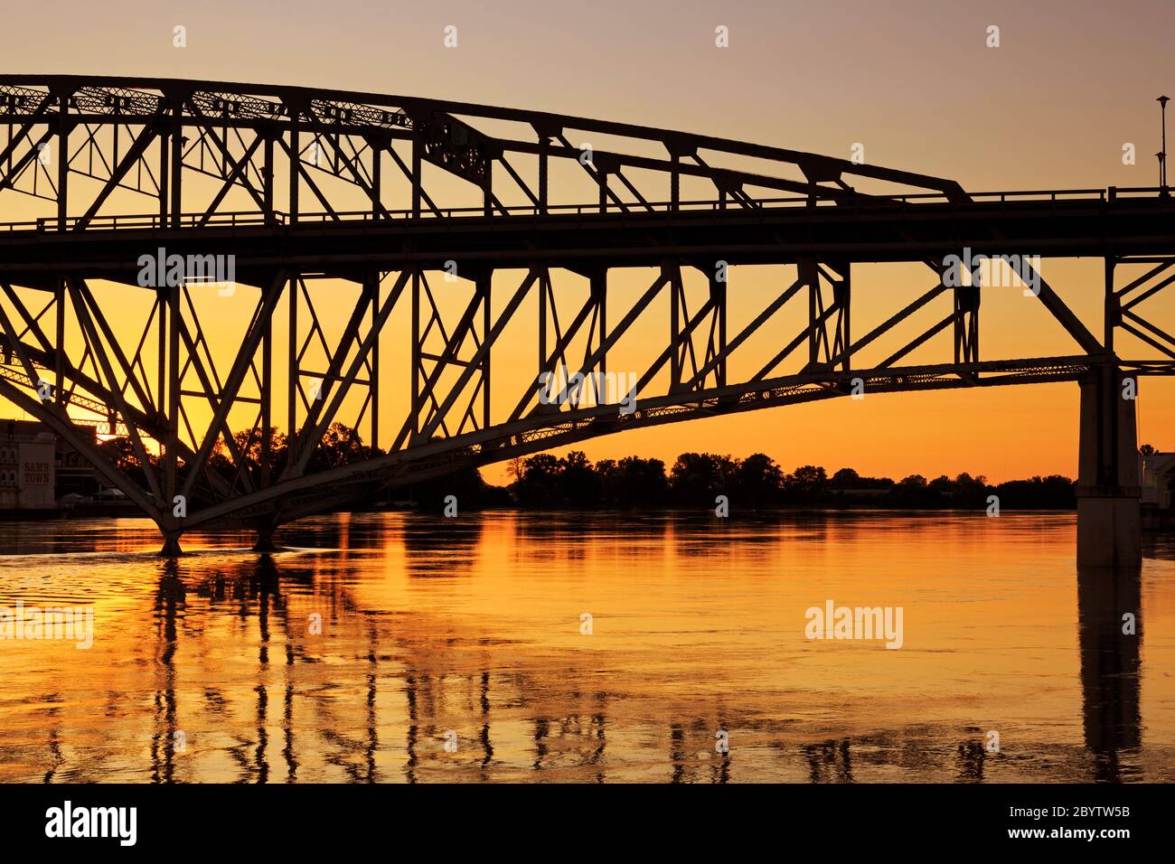 Texas Street Bridge, Shreveport, Louisiana, USA Stock Photo - Alamy