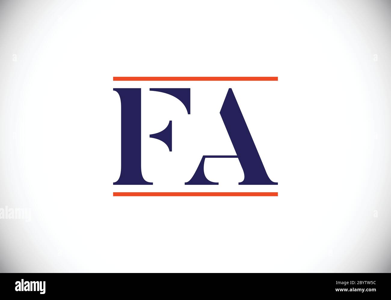 Initial Monogram Letter FA Logo Design Vector Template. FA Letter Logo ...