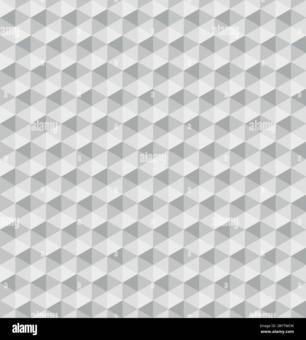 Paper hexagonal pyramids. Seamless vector pattern background. 3D relief ...