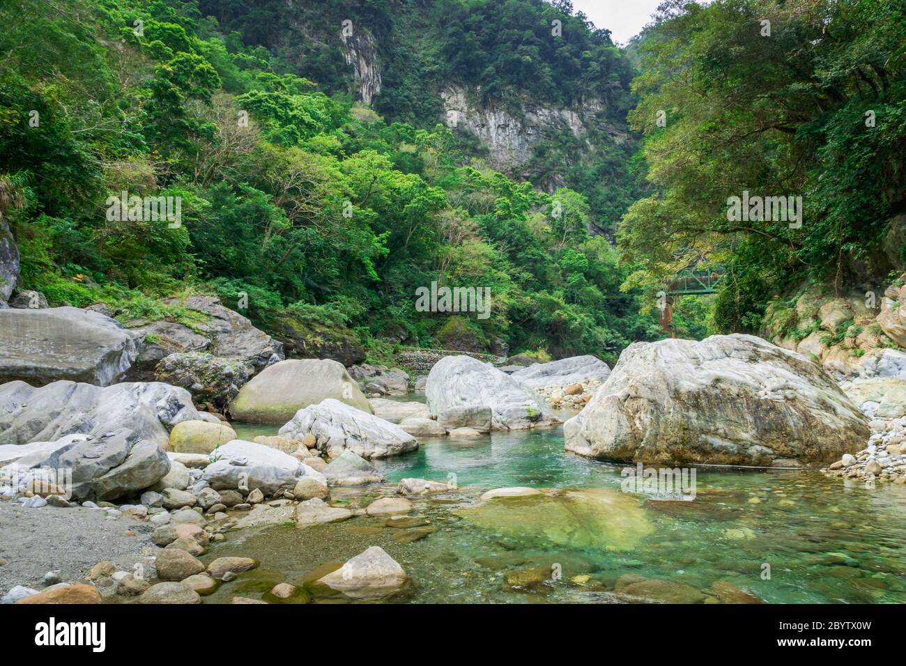 Taroko national park canyon landscape in Hualien, Taiwan. Nature view ...