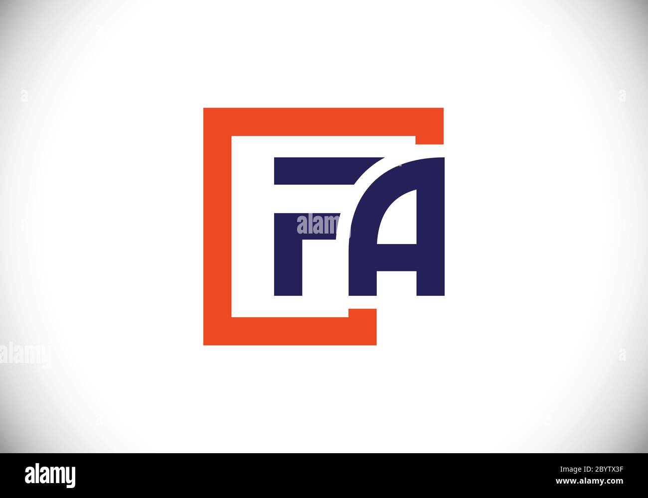 Initial Monogram Letter FA Logo Design Vector Template. FA Letter Logo ...