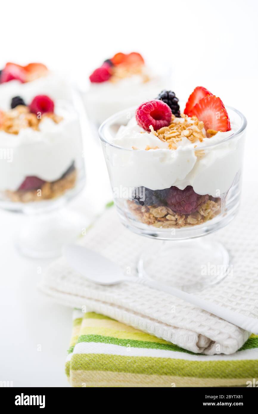 Parfait cup hi-res stock photography and images - Alamy