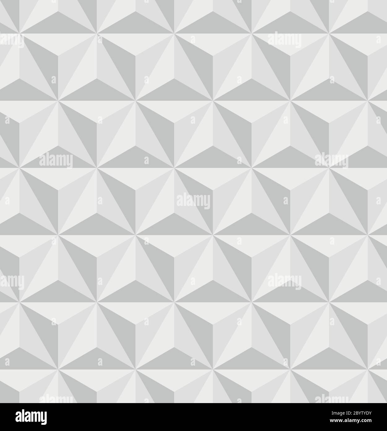 3D triangular, or tetrahedron, pyramids. Seamless vector pattern ...