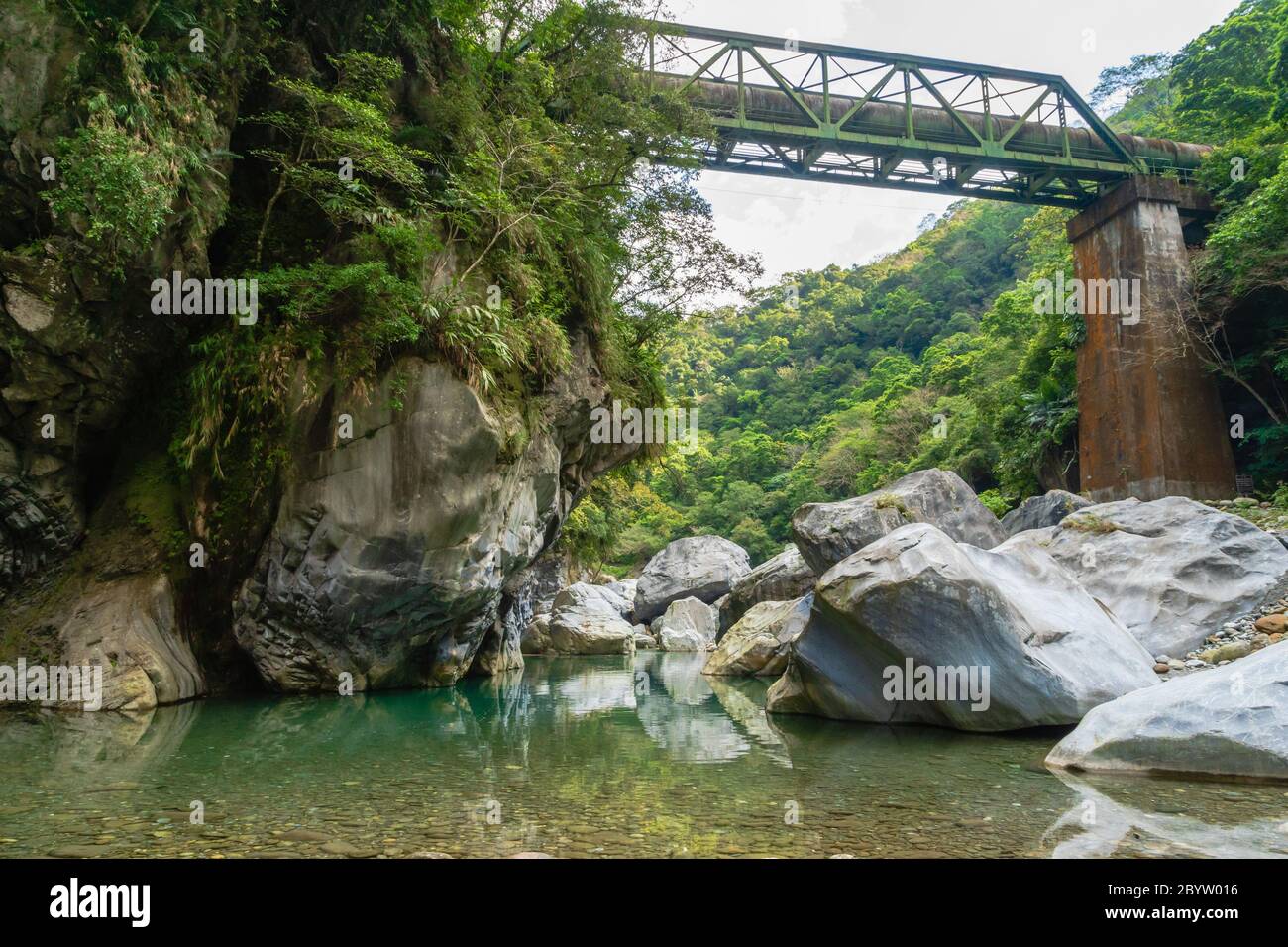Taroko national park canyon landscape in Hualien, Taiwan. Nature view ...