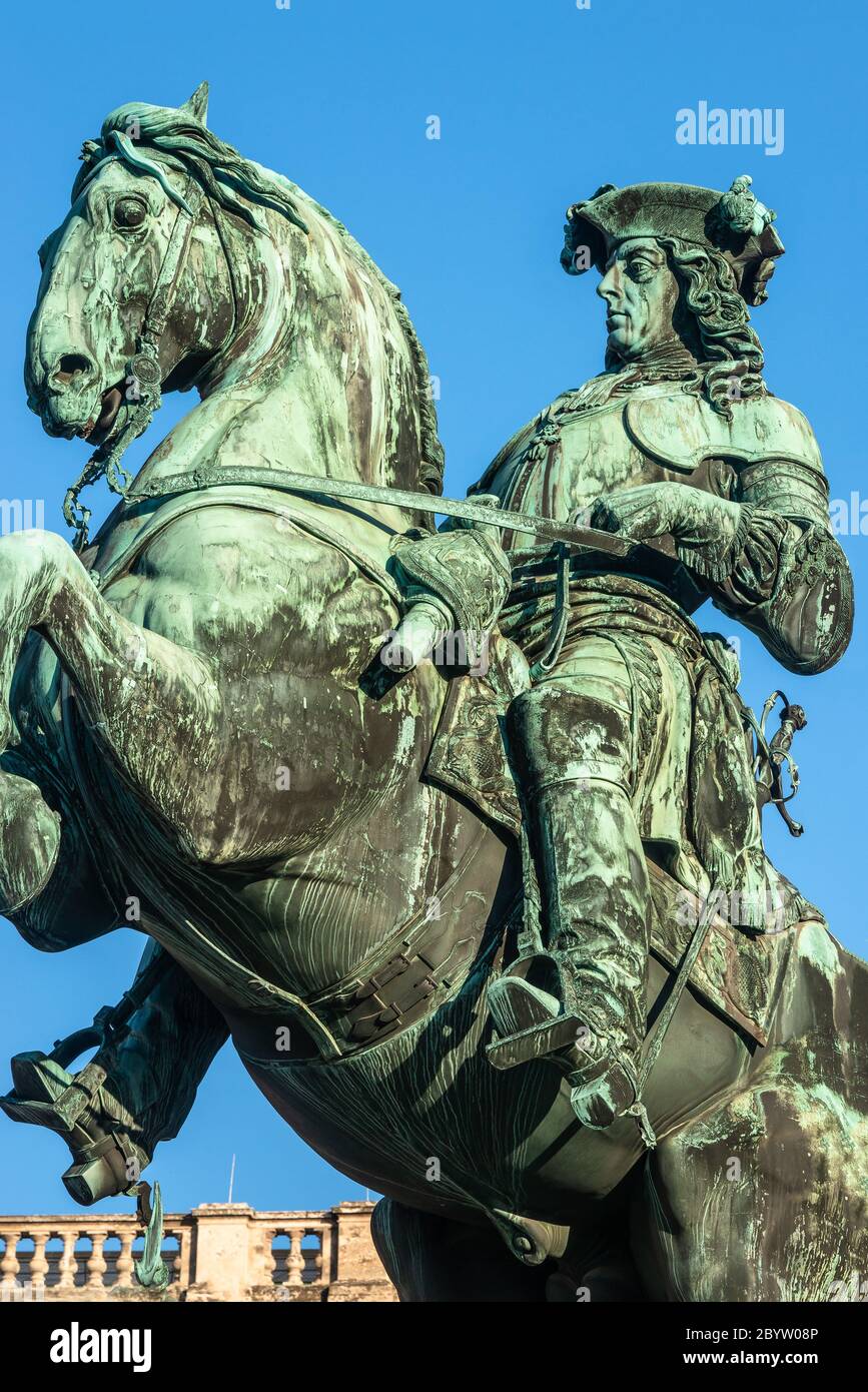 Statue of Prince Eugene of Savoy in front of Hofburg Palace in Vienna ...
