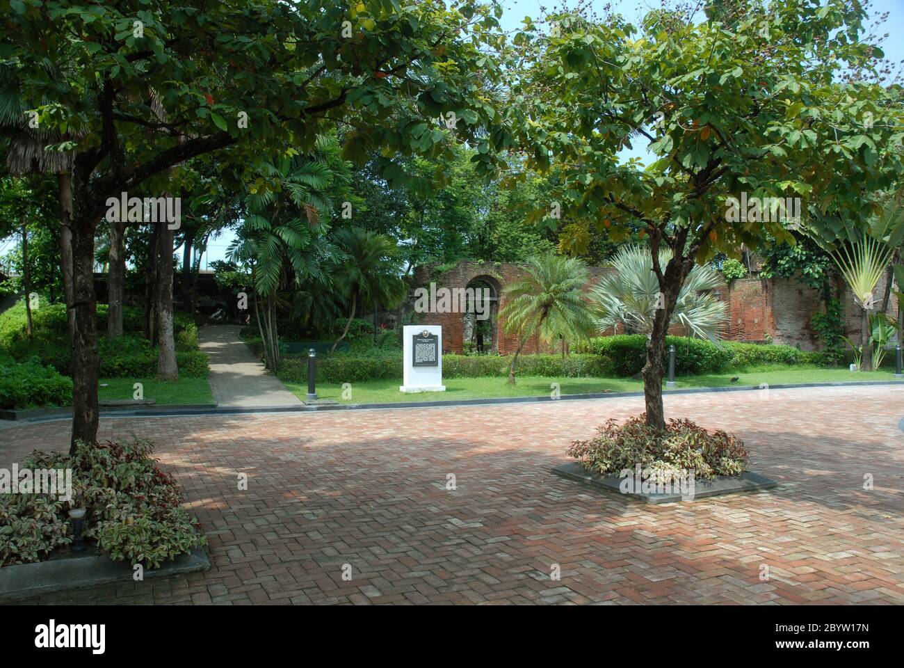 Interior of Fort Santiago in the Intramuros, Manila, Philippines Stock ...