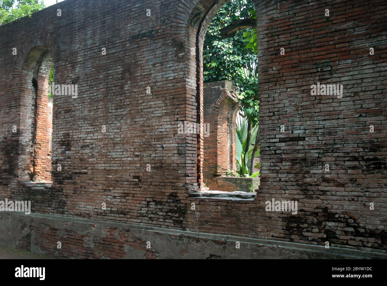 Interior of Fort Santiago in the Intramuros, Manila, Philippines Stock ...