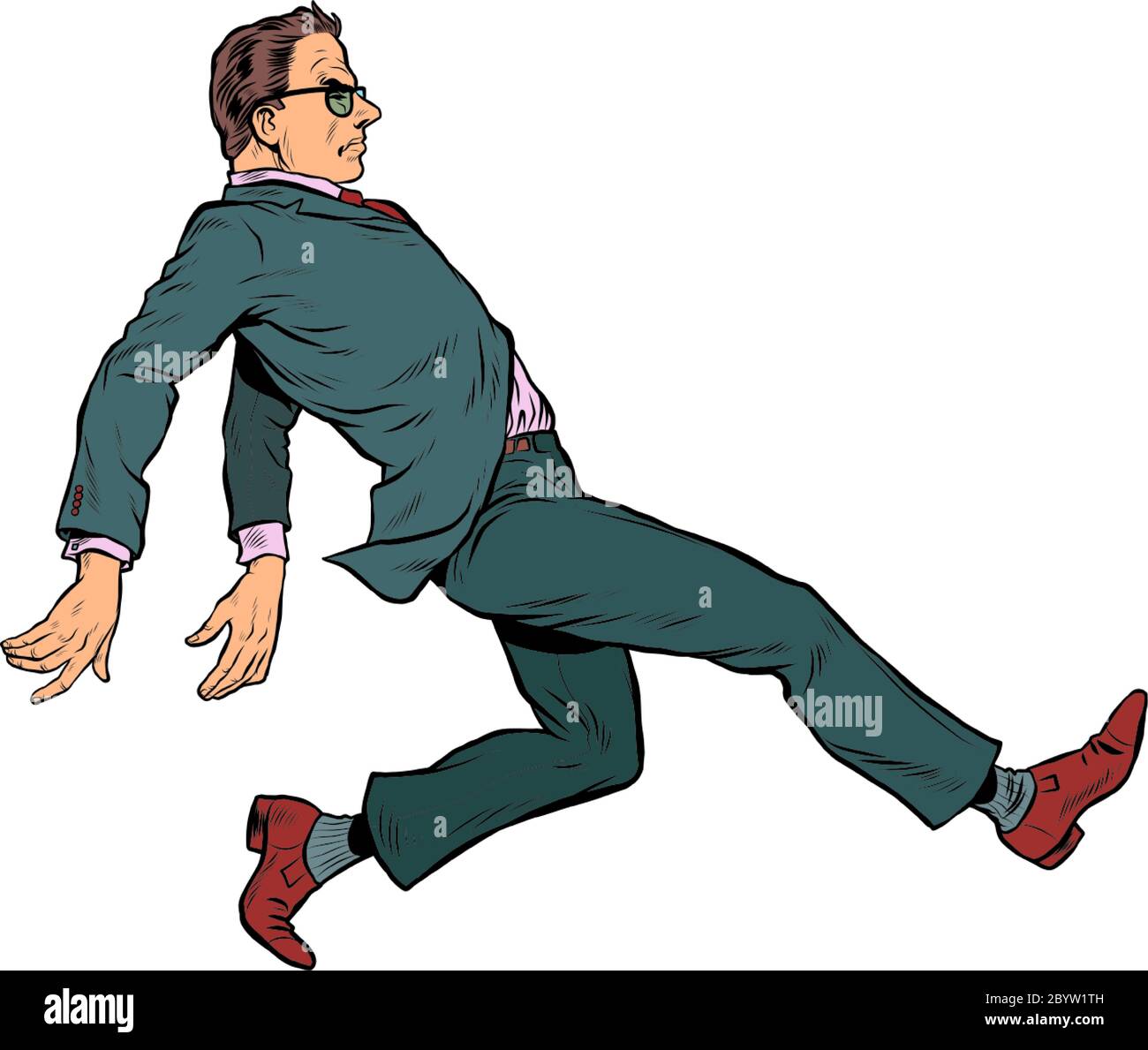 Angry kicking Stock Vector Images - Alamy