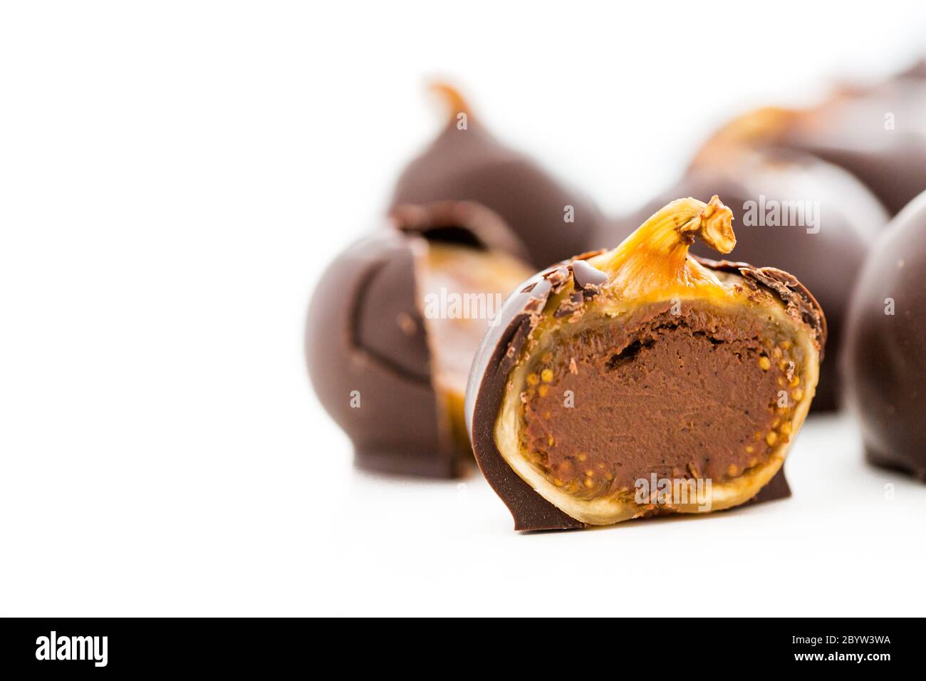 Chocolate covered fig hi-res stock photography and images - Alamy
