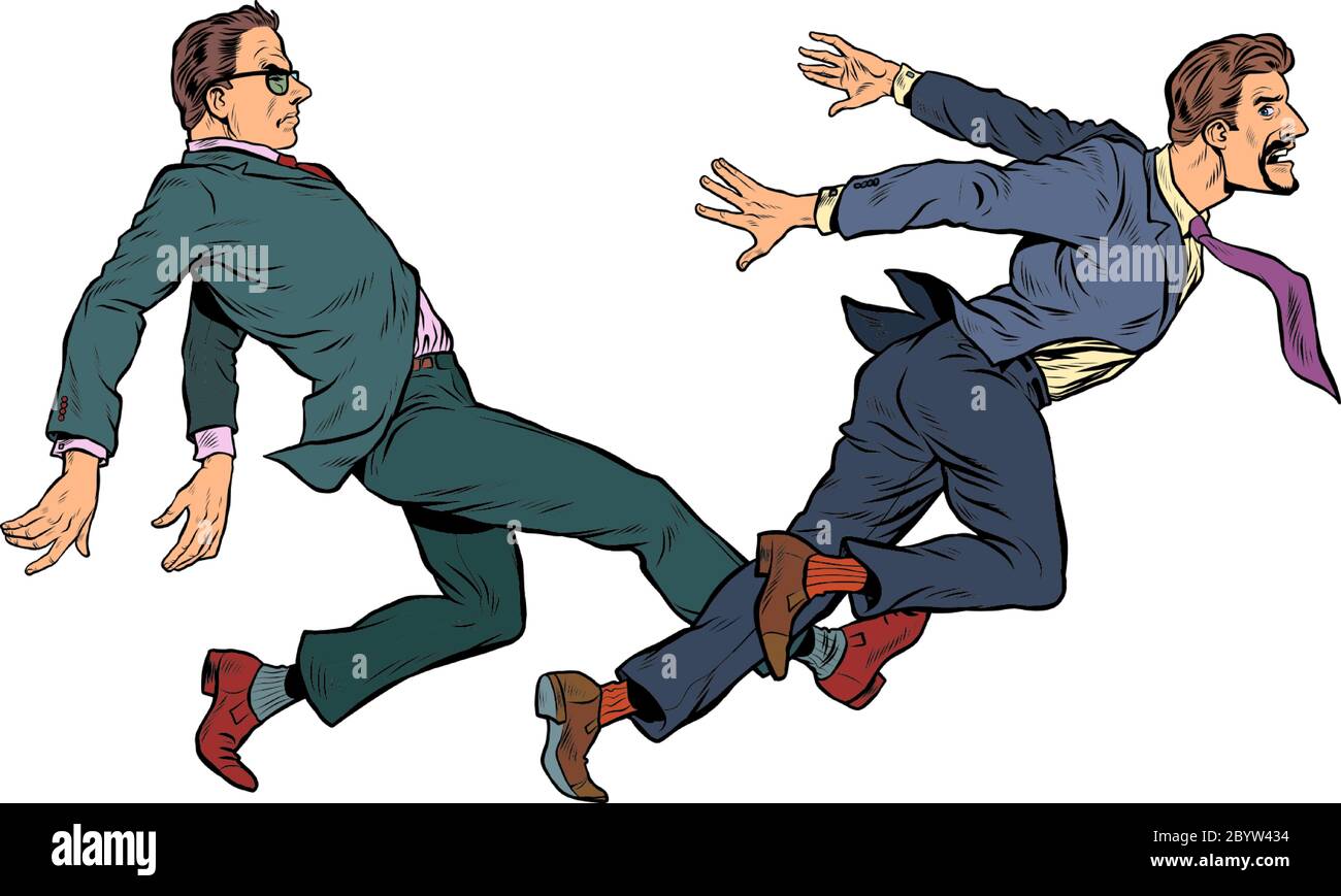 Young men training boxing ring Cut Out Stock Images & Pictures - Alamy