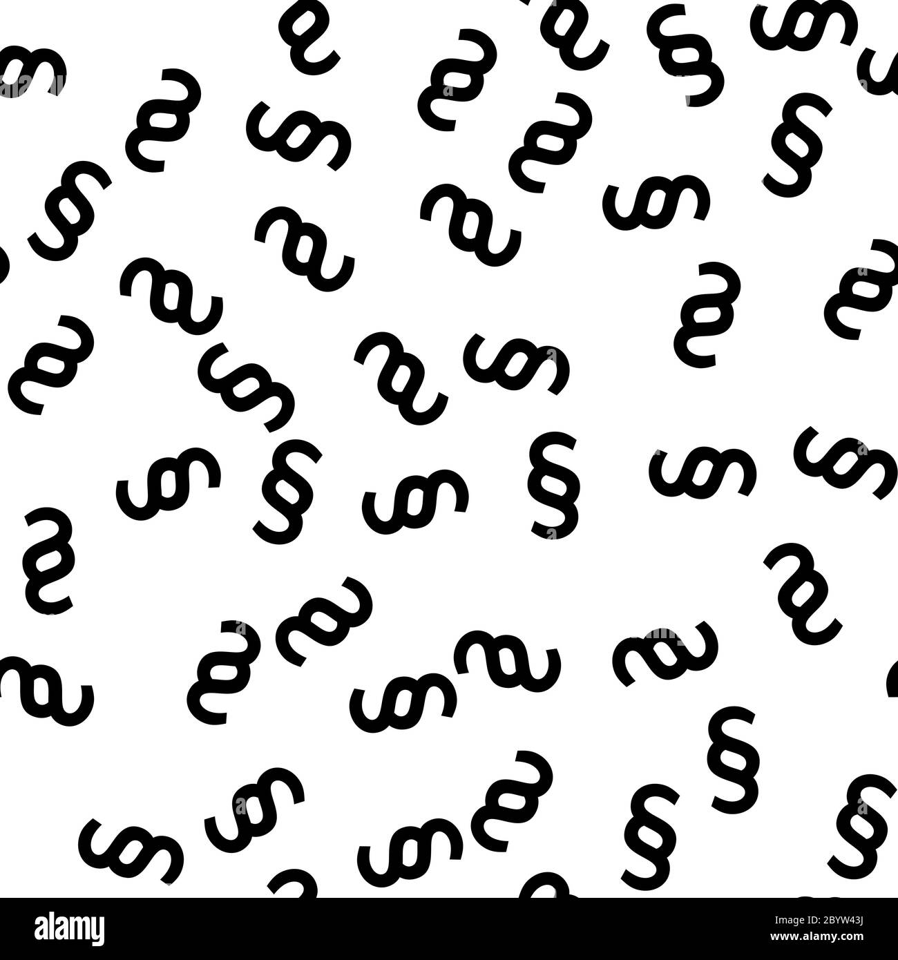 Section signs random seamless pattern. Vector paragraph marks ...