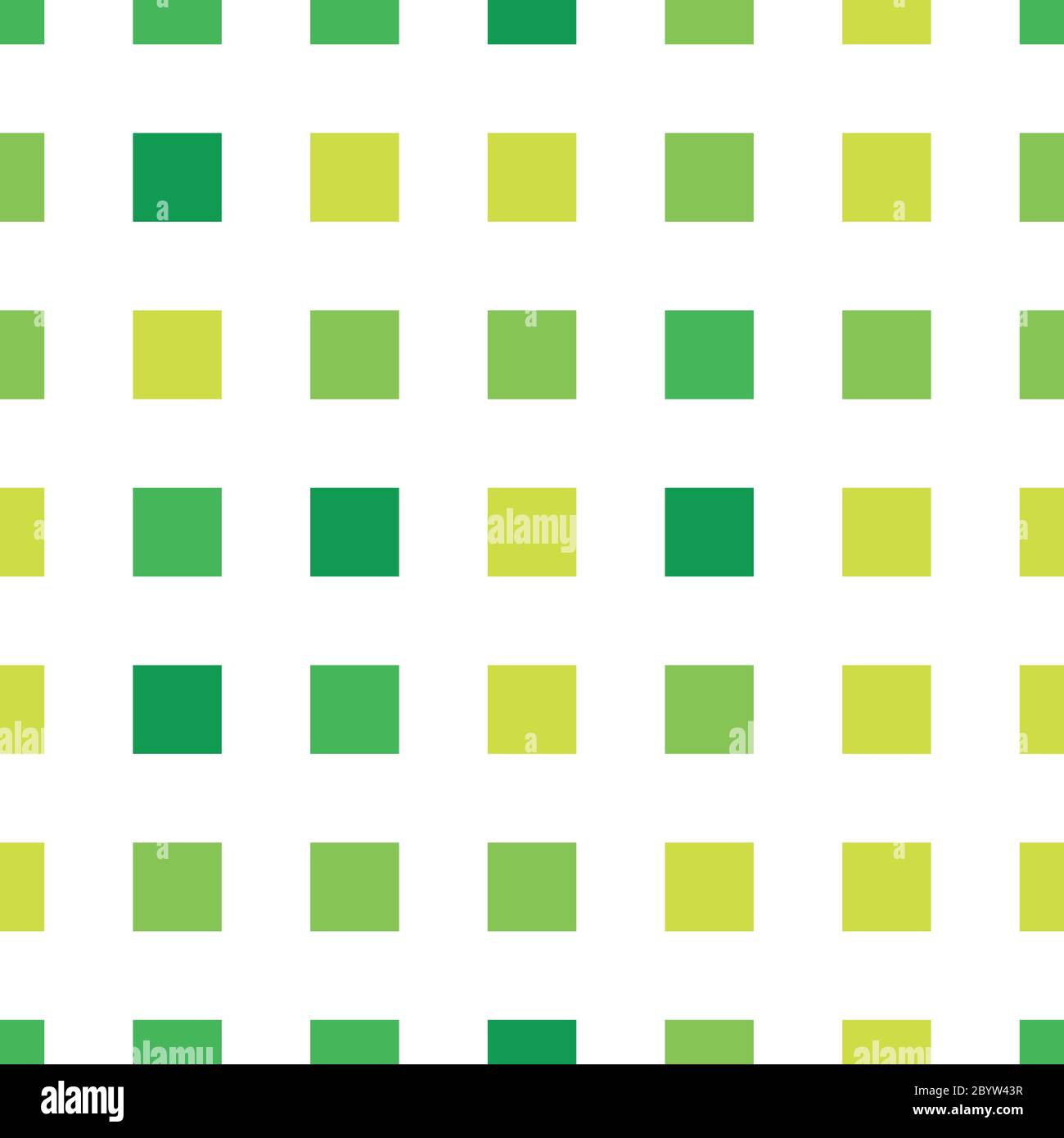 Seamless polka square pattern in different colors. Green theme. Sipmle ...