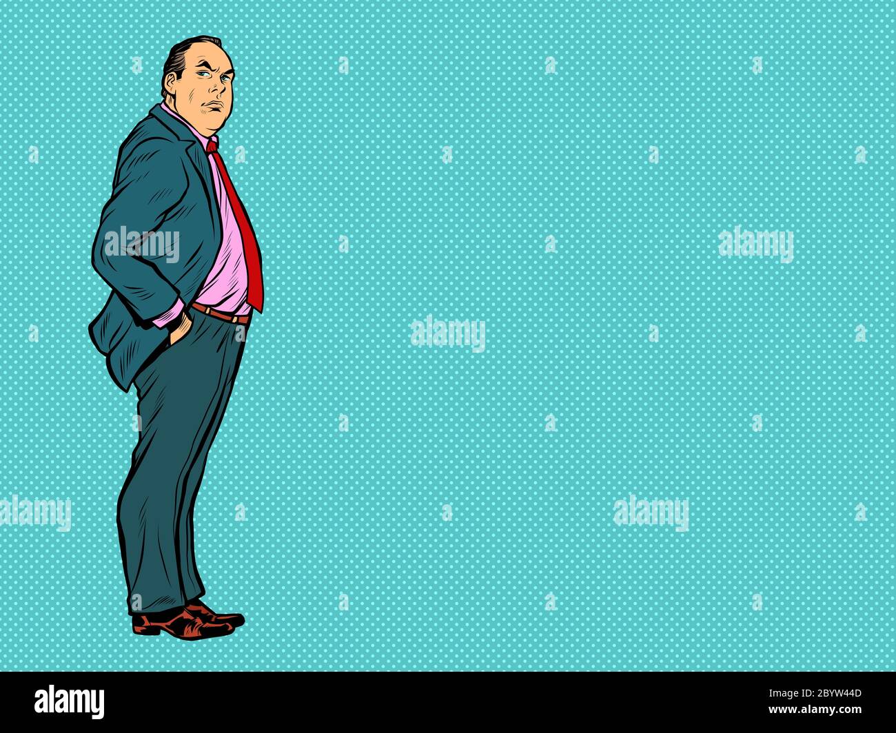 Portrait senior businessman modern Stock Vector Images - Alamy