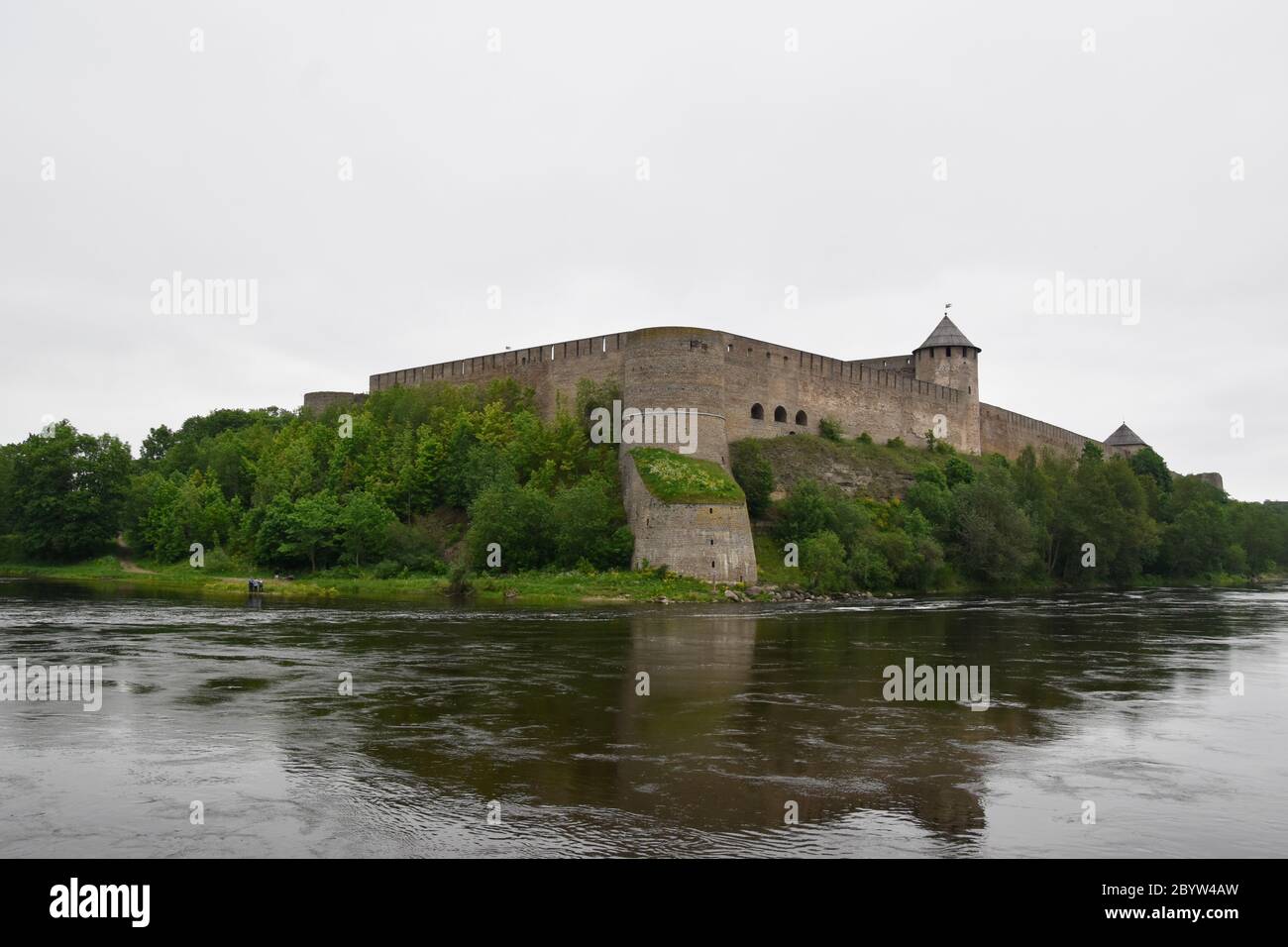 Novgorod Fortress on the border of Russian and Estonia Stock Photo - Alamy