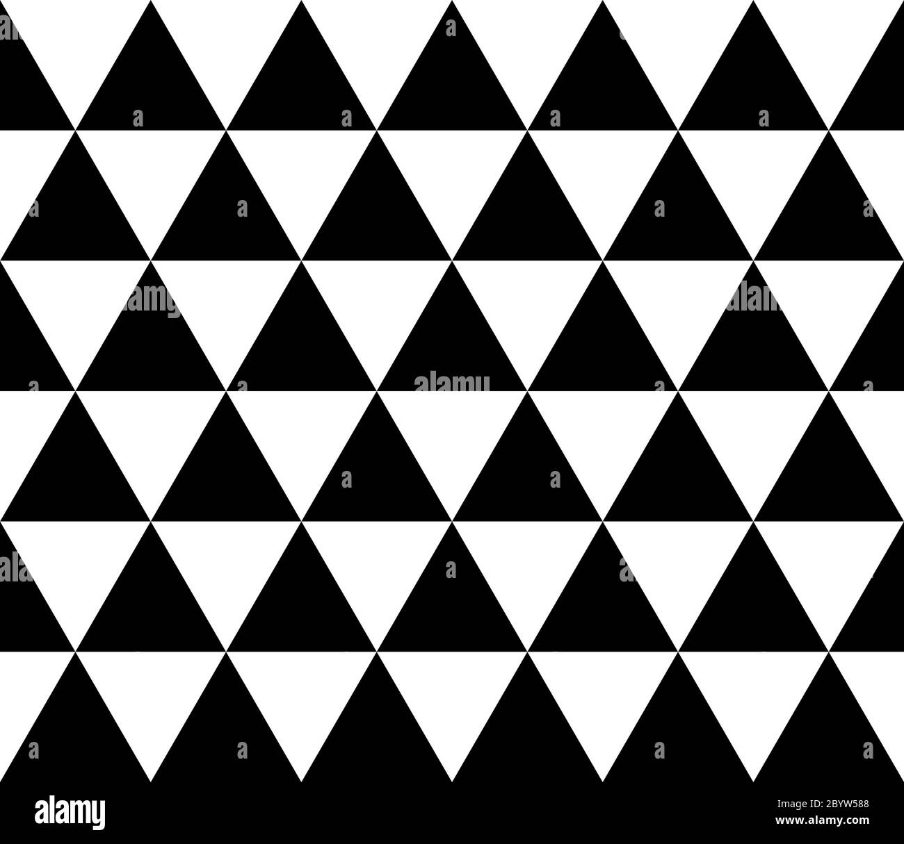 Seamless geometric pattern of isometric triangles. Abstract vector ...