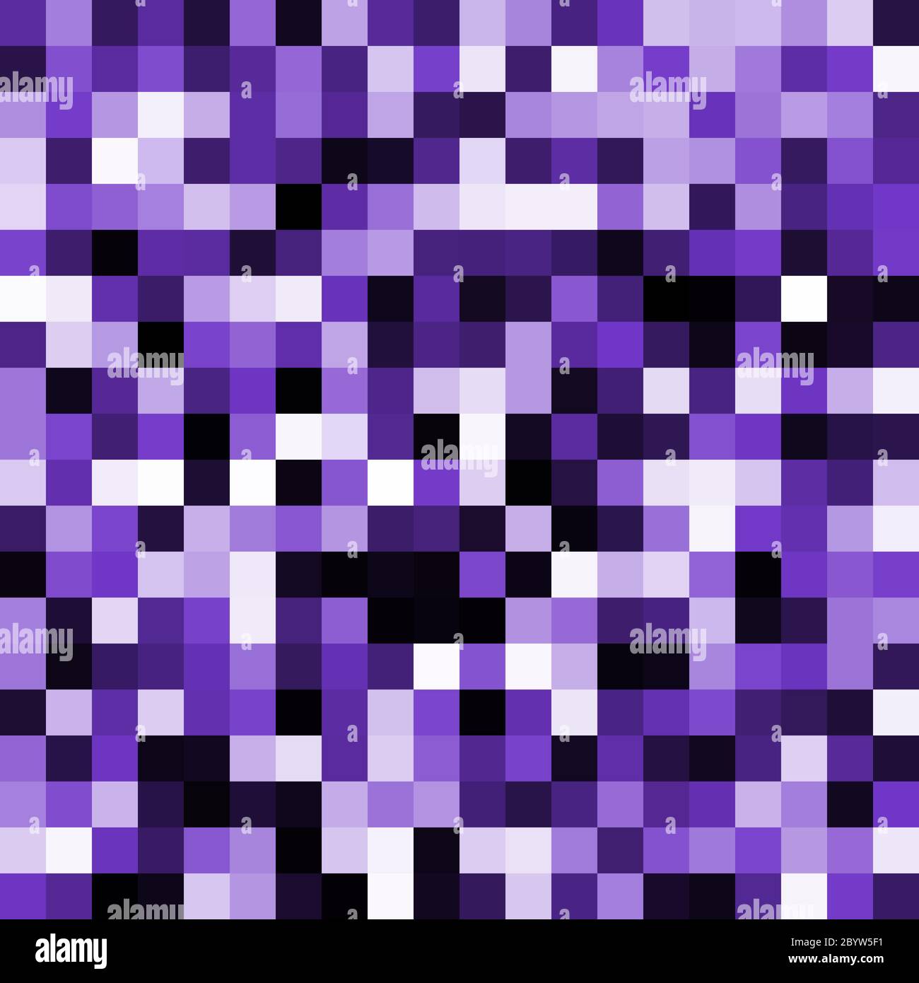 Abstract violet pixel background mosaic made of small squares. Seamless ...