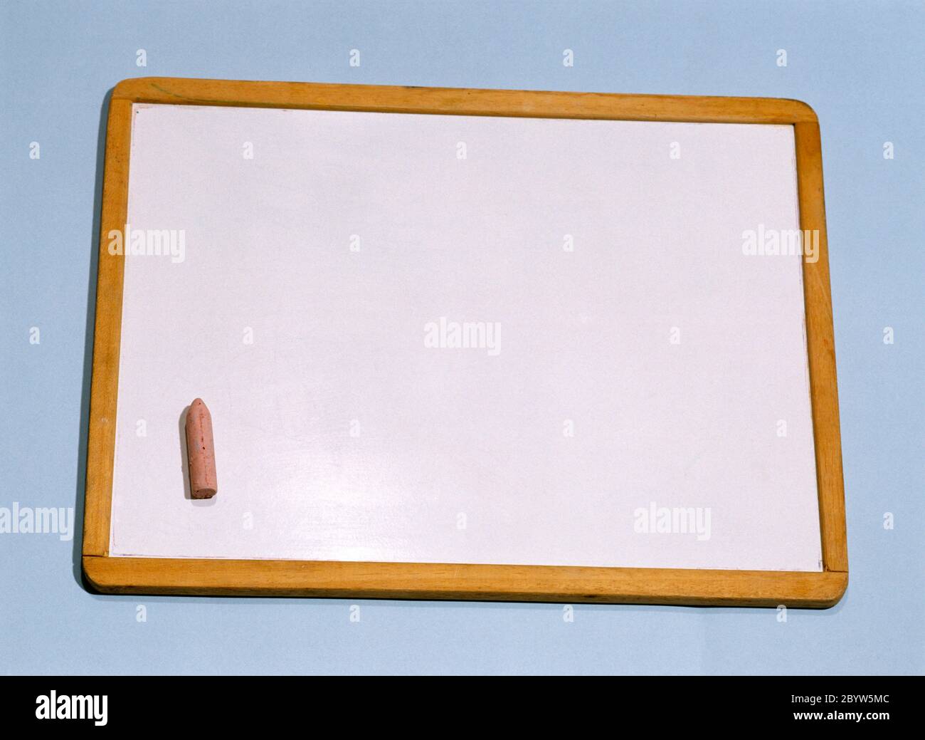 Empty Whiteboard and Chalk Stock Photo - Alamy