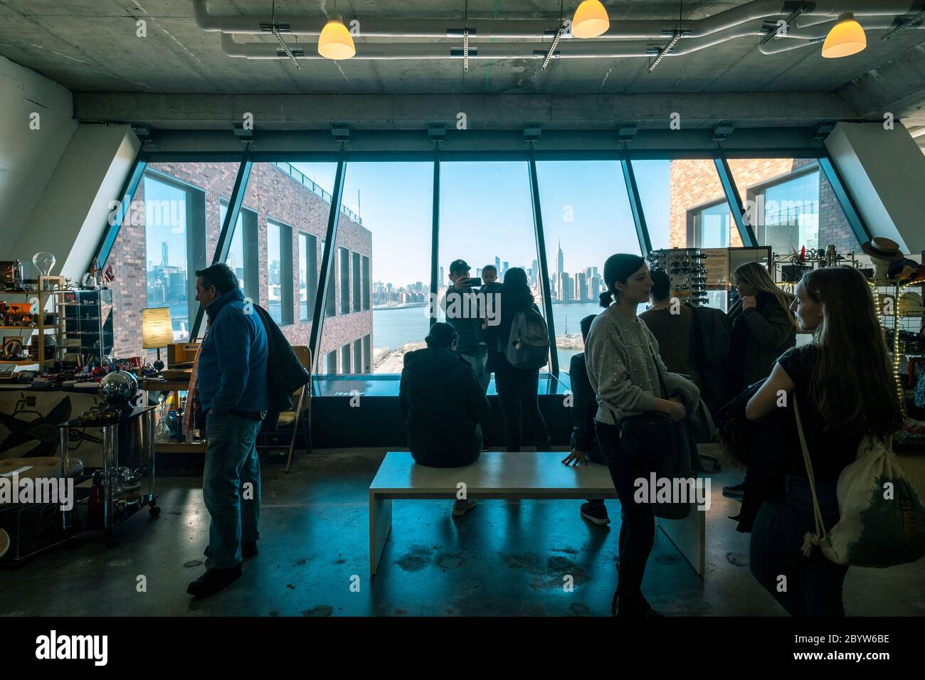 Brooklyn flea market, New York Stock Photo - Alamy