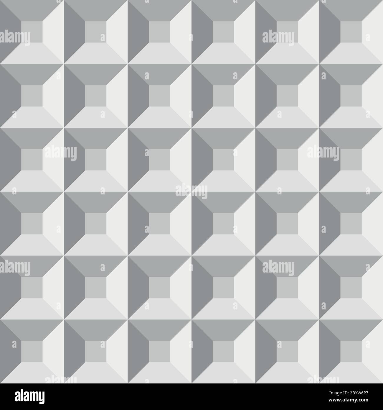 3D plastic comol pyramids. Seamless vector pattern background Stock ...