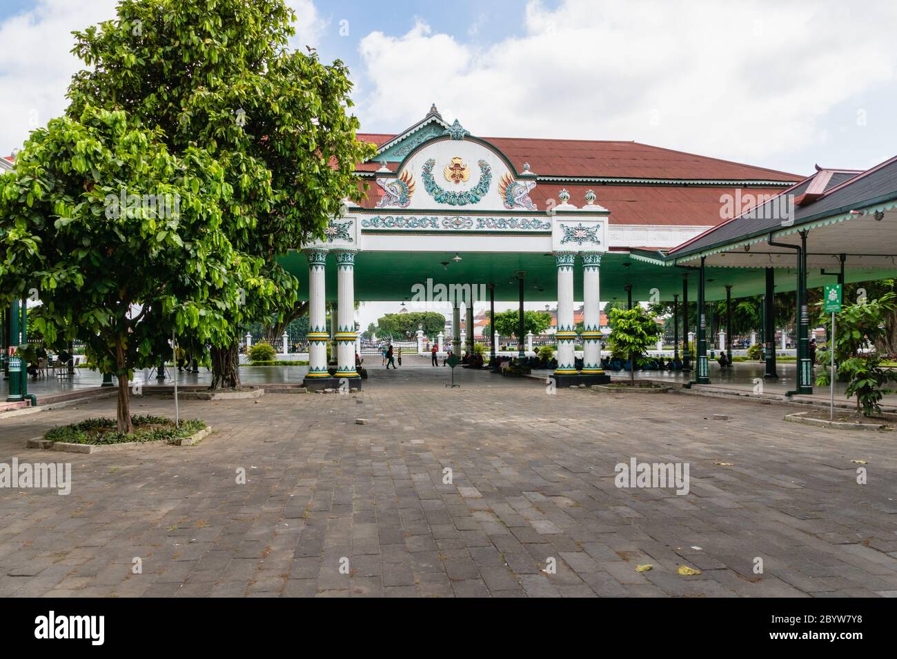 Yogyakarta, Indonesia - October 2017: Inside of Kraton Palace, the ...