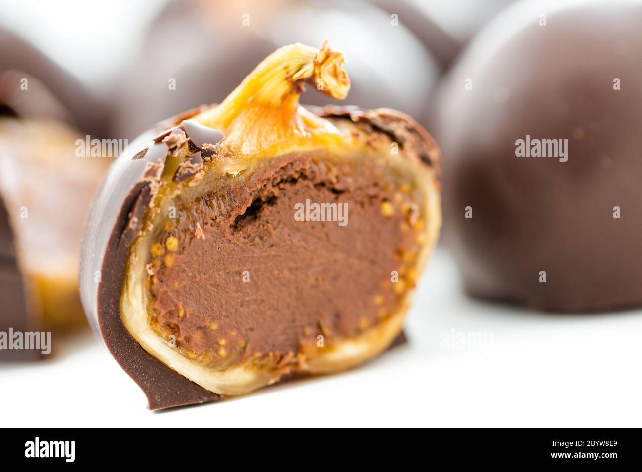 Chocolate covered fig hi-res stock photography and images - Alamy