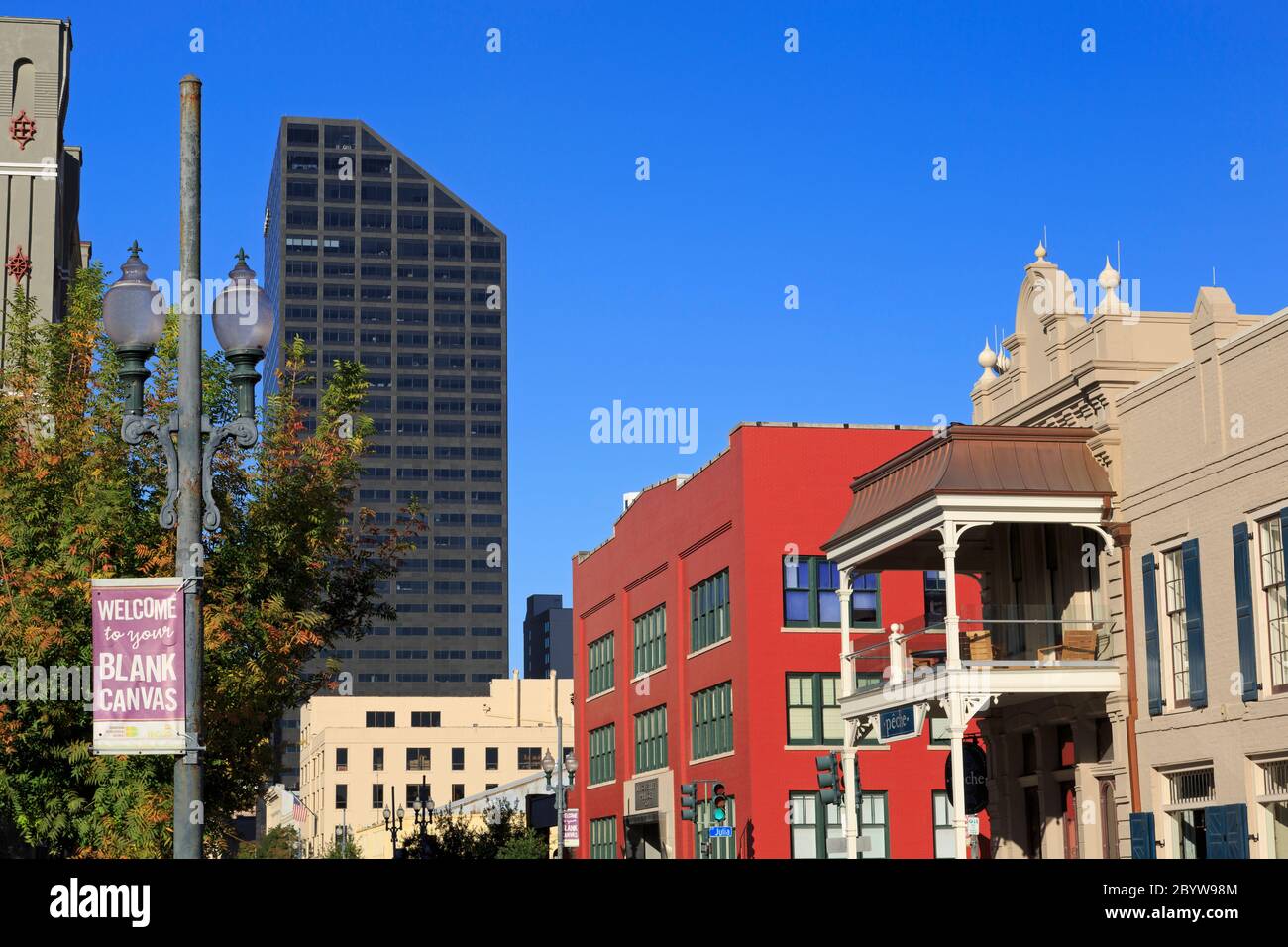 Magazine Street, Warehouse District, New Orleans, Louisiana, USA Stock ...
