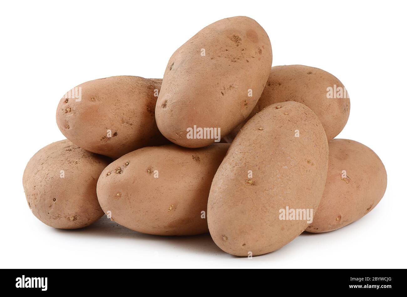 Fresh potato close up isolated on white background Stock Photo - Alamy