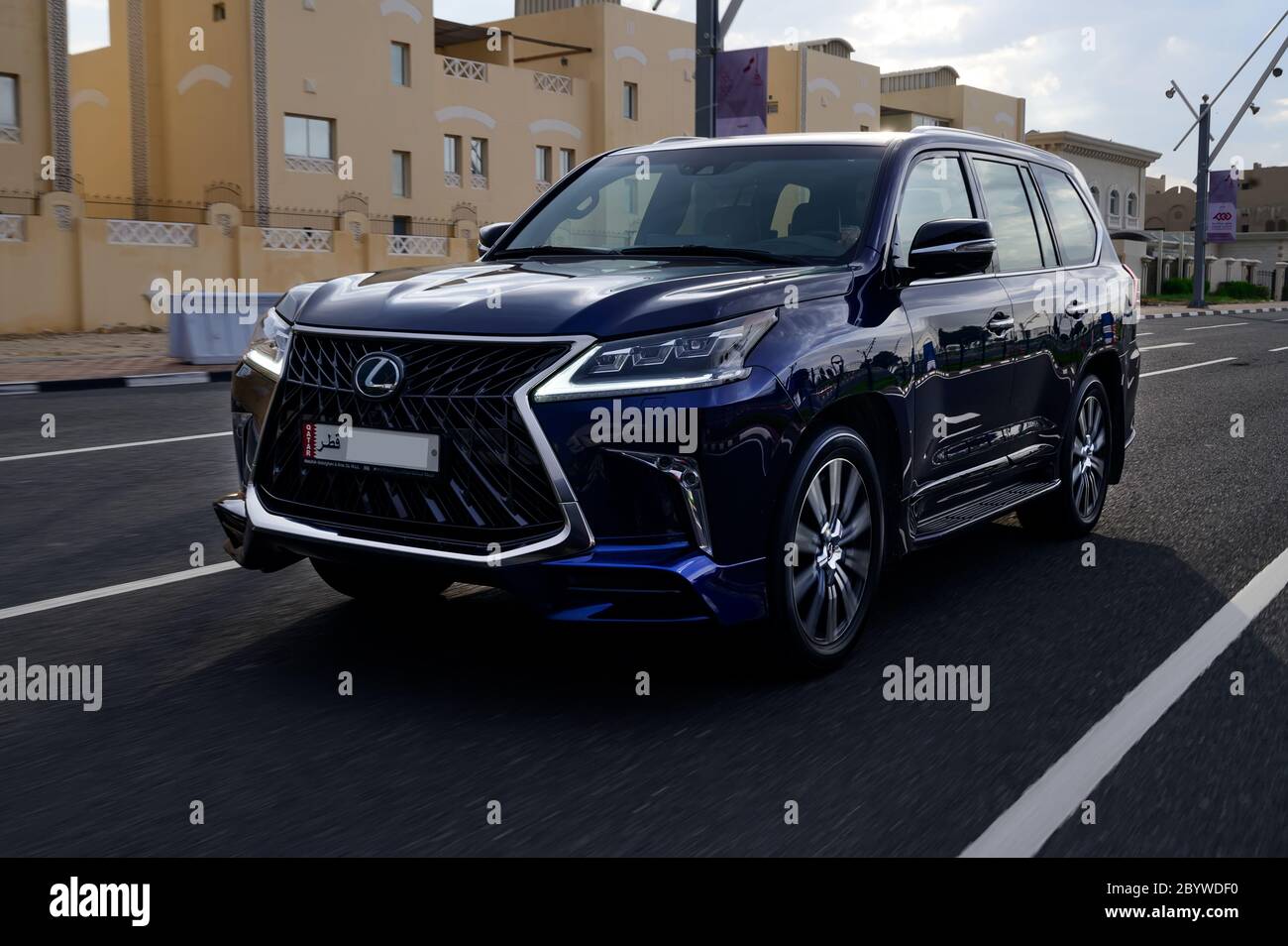 Lexus LX 570 model of 2020. full-size luxury SUV. a luxury division of ...