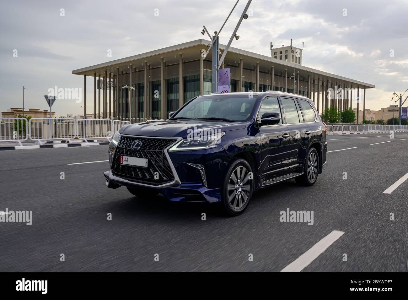 Lexus LX 570 model of 2020. full-size luxury SUV. a luxury division of ...