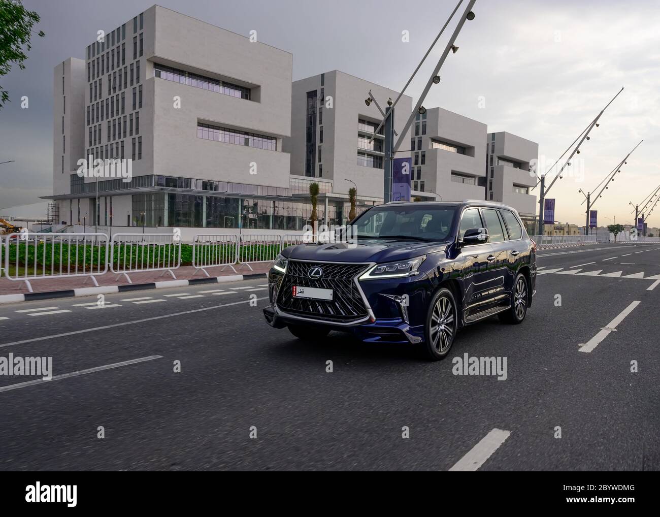 Lexus LX 570 model of 2020. full-size luxury SUV. a luxury division of ...