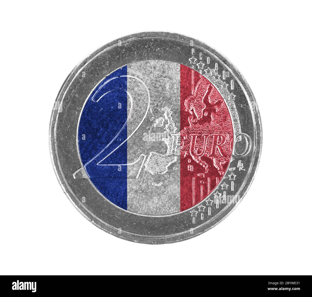 Euro coin, 2 euro Stock Photo - Alamy