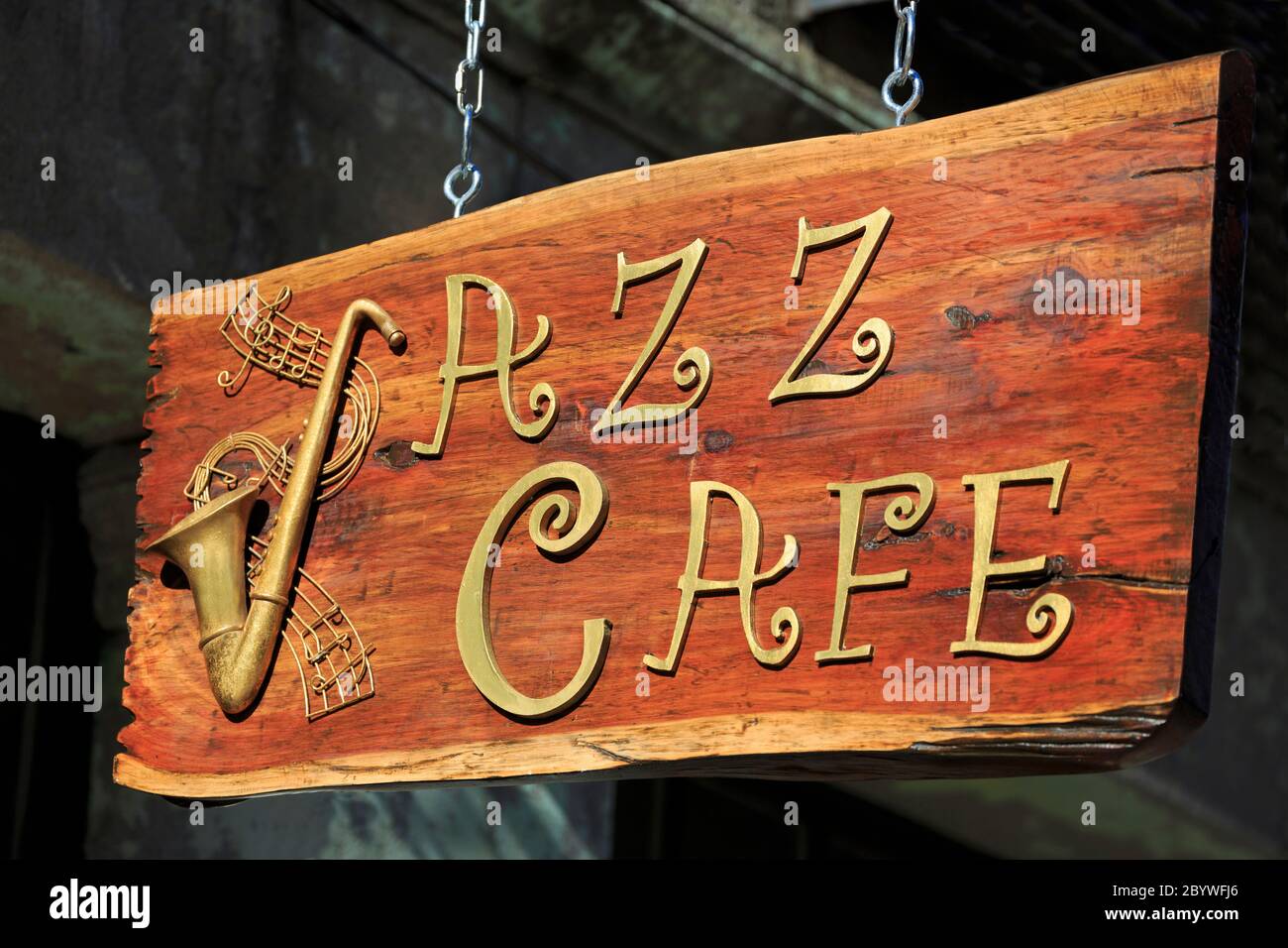 Sign on Decatur Street, French Quarter, New Orleans, Louisiana, USA ...