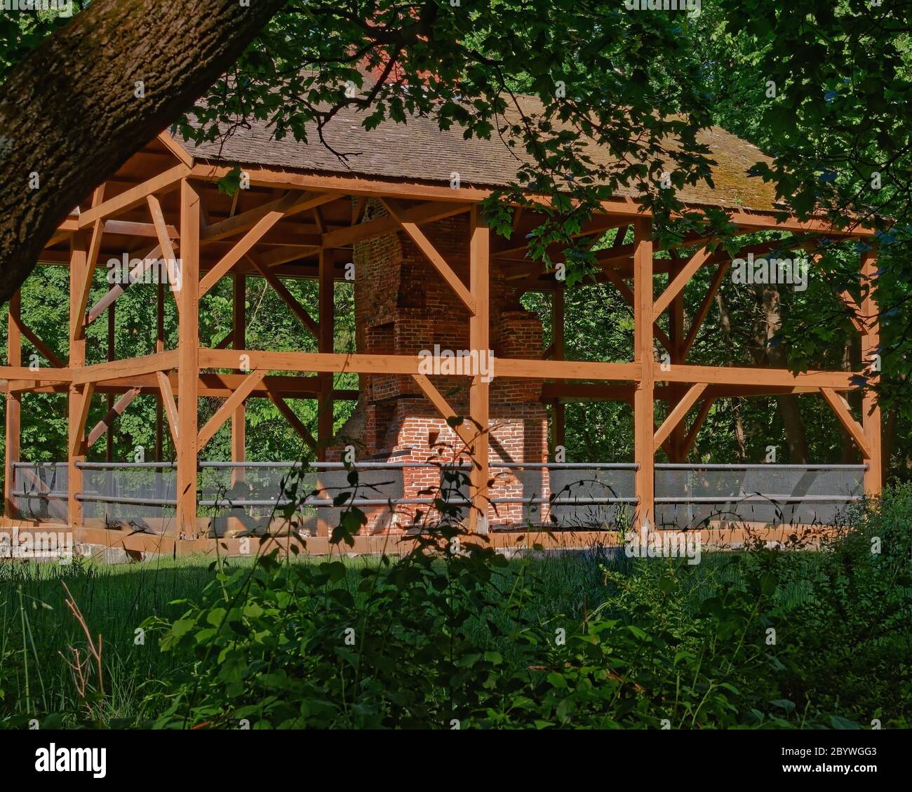 The historic 18th-century site of the Samuel Hartwell house site ...