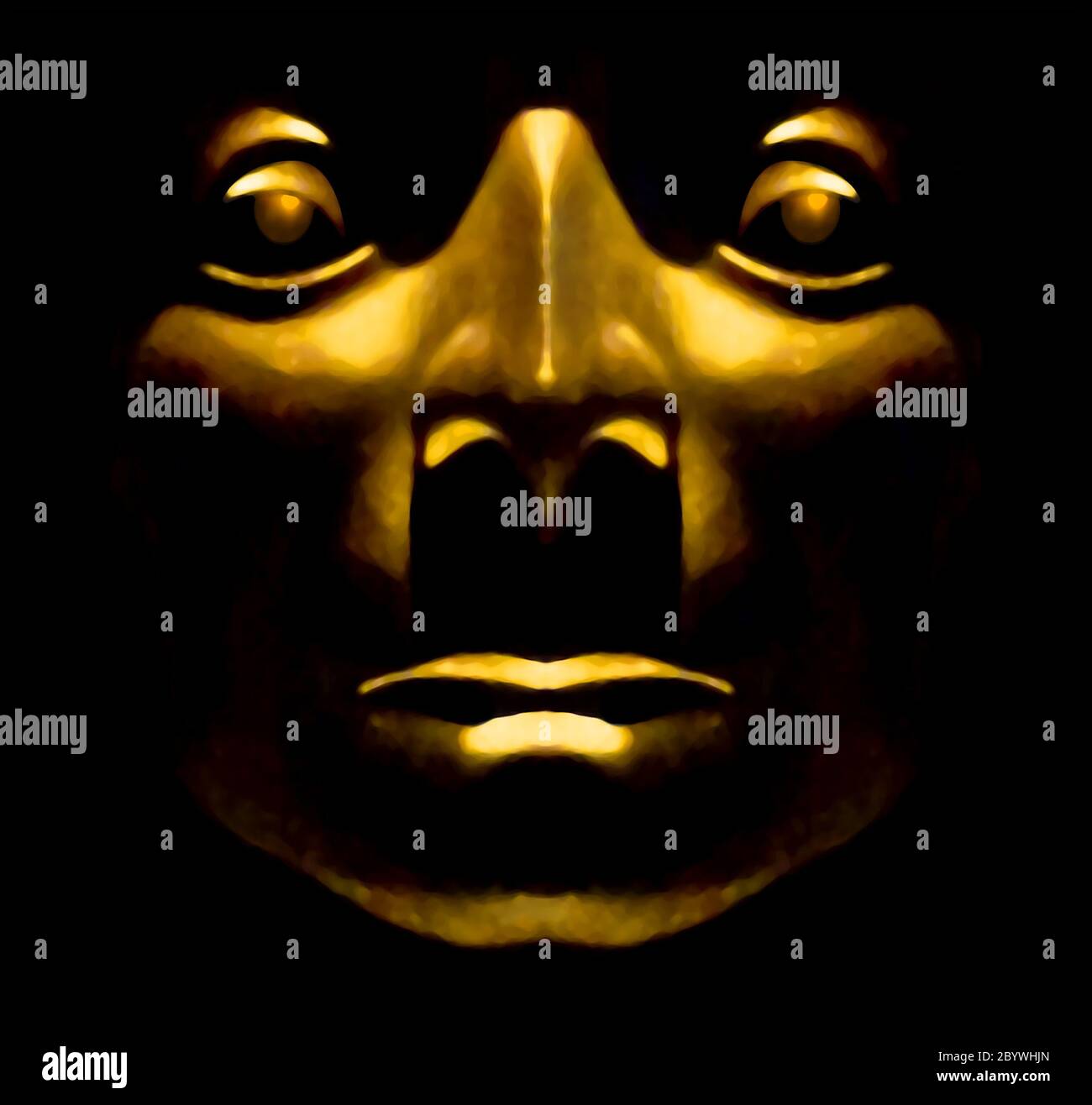 Photo manipulation of an ancient tribal culture re Stock Photo - Alamy