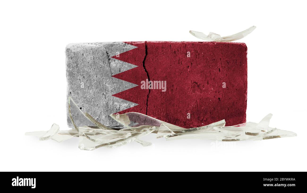 Broken Glass Brick Fragment High Resolution Stock Photography and ...