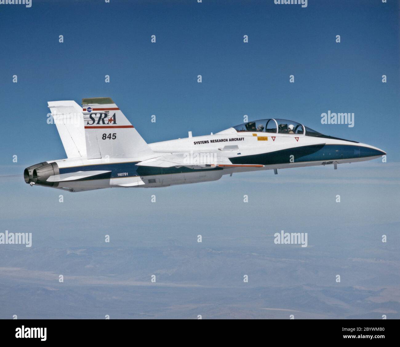 F-18 Systems Research Aircraft (SRA) in flight Stock Photo - Alamy