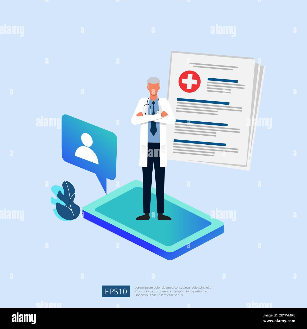 Health care video Stock Vector Images - Alamy