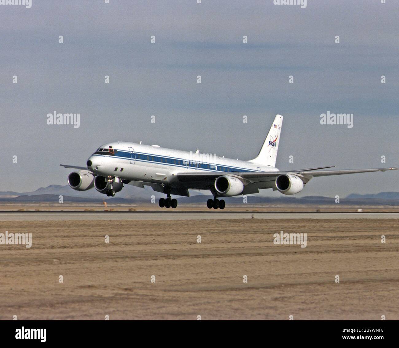 NASA's DC-8 Airborne Science platform landed at Edwards Air Force Base ...