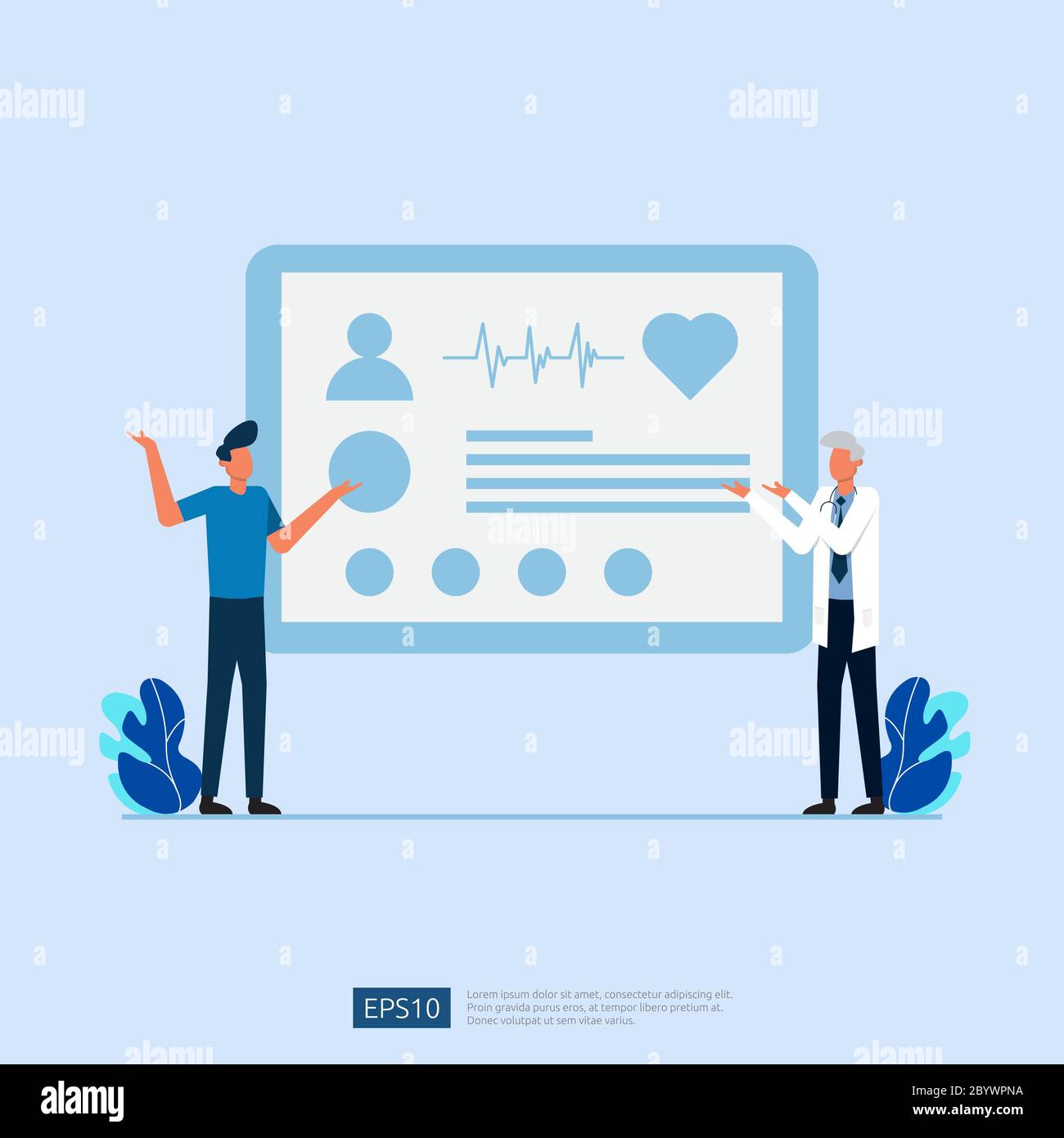 Health care video Stock Vector Images - Alamy